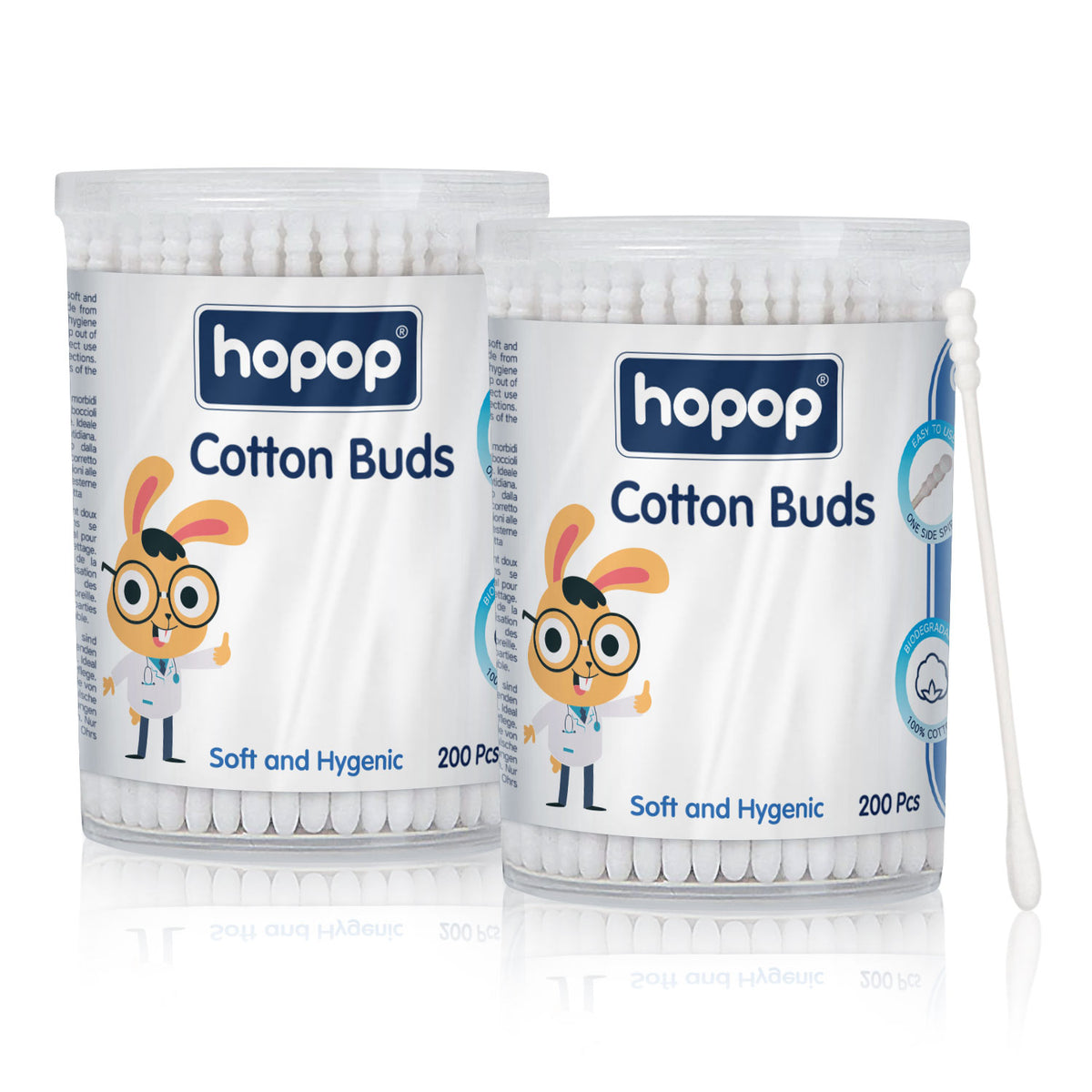 BuyBaby Spiral Cotton Buds – Gentle, Safe & Eco-Friendly | Hopop.in